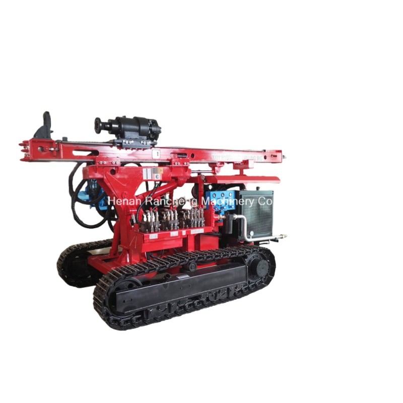 RC130Y Solar Pile Driver 400mm Bore Diameter Down Hole Drilling Rig Machine